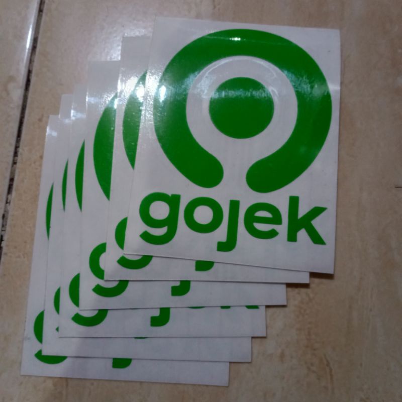 Jual Stiker gojek,sticker cutting gojek,cutting sticker gojek.1pcs ...