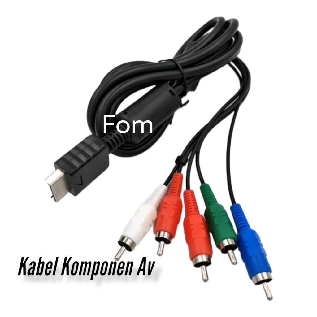Jual KABEL KOMPONEN AV PS2/PS3 KUALITAS GAMBAR LEBIH JERNIH UNTUK TV ...