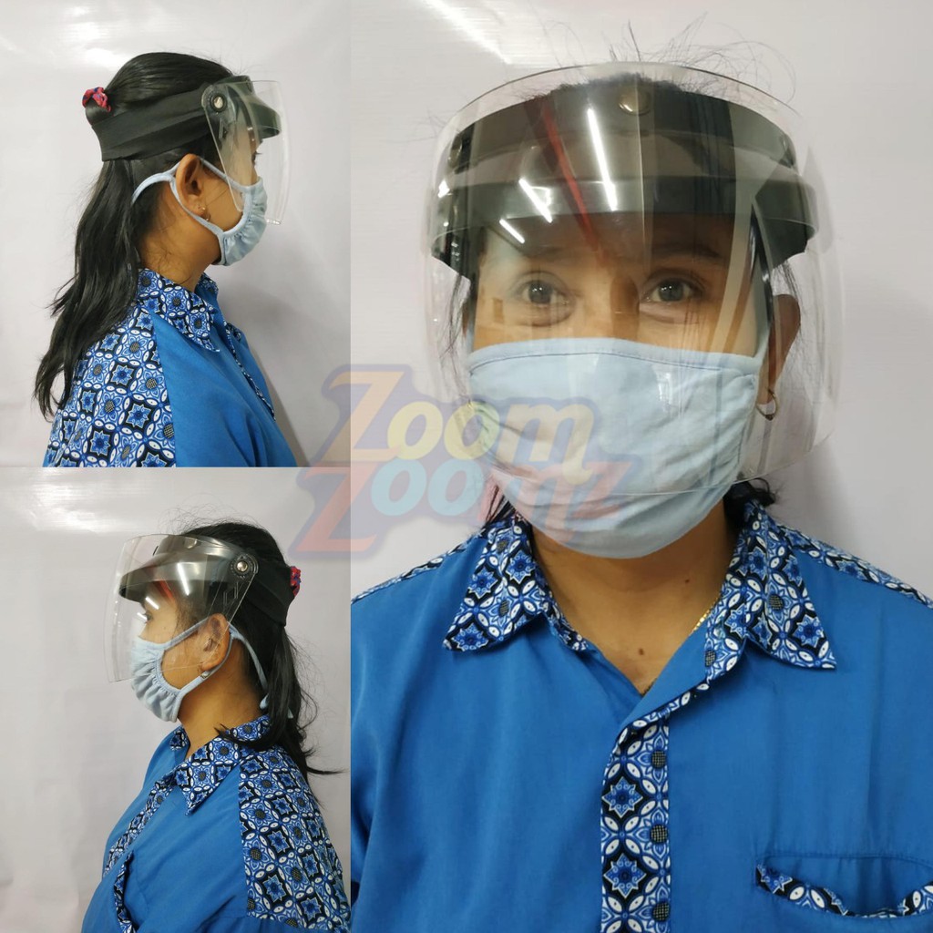 Jual APD Face Shield Anti Virus Covid/ Helm Covid Pelindung Wajah APD ...