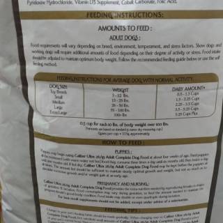 Jual Dog Food Caliber Ultra 40 lbs (18,63kg) Indonesia|Shopee Indonesia