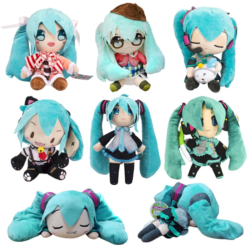 Jual Cartoon Stuffed Japan Hatsunes Mikus Plush Toy Anime Kawaii Cute ...