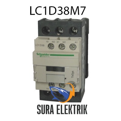 Jual Kontaktor Schneider 38A coil 220V LC1D38 M7 LC1D38M7 Tesys D ...