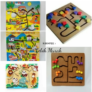 Jual [SNI] APE Maze Game Bulat Bentuk Peternakan Hewan Transportasi ...