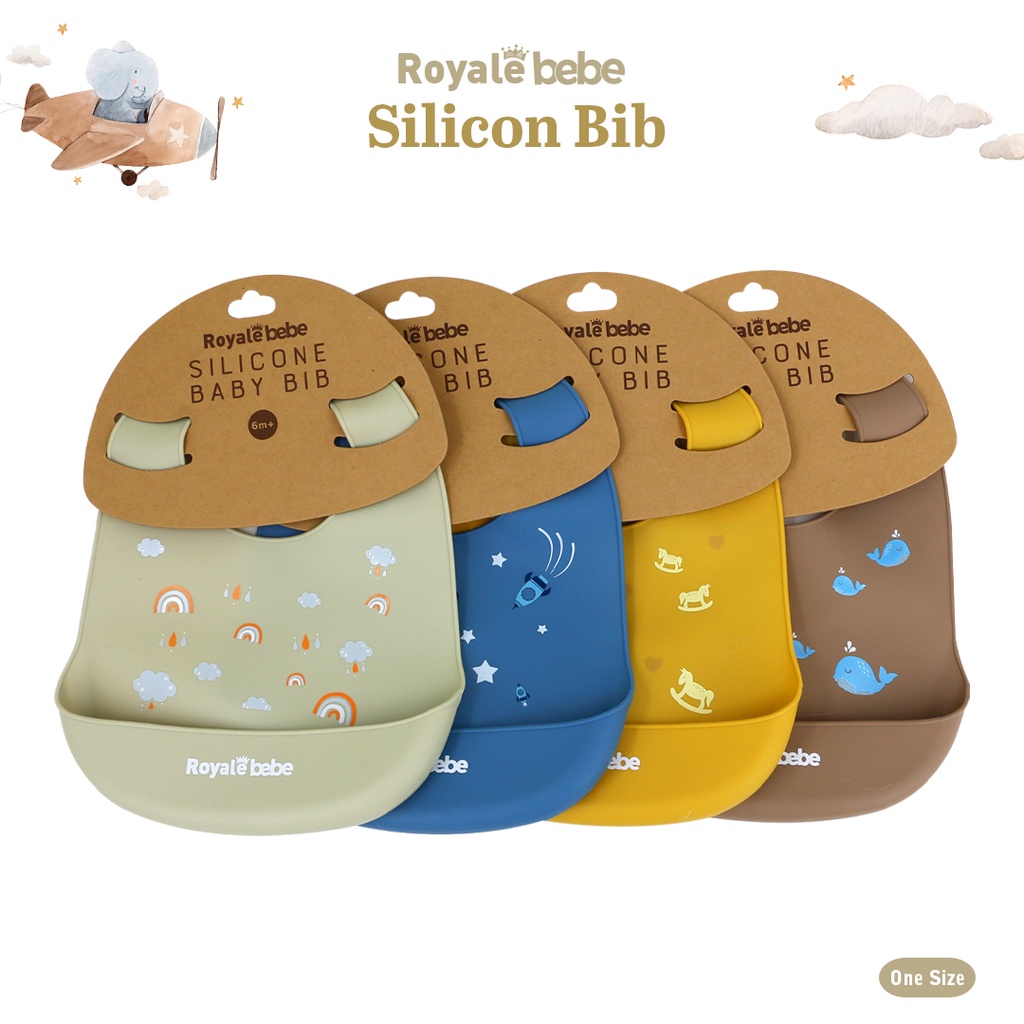 Jual Royale Bebe - Bib Bayi (Silicone Bib) Indonesia|Shopee Indonesia