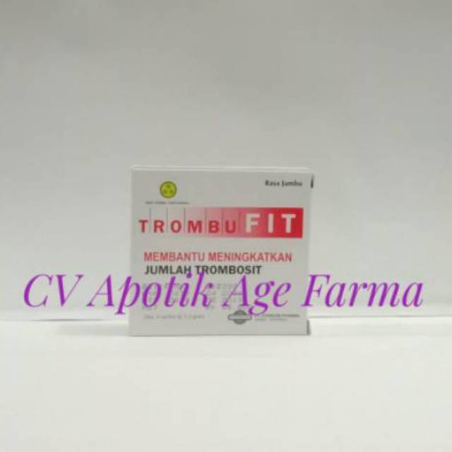 Jual Trombufit Sachet isi 6 (Novell) | Shopee Indonesia