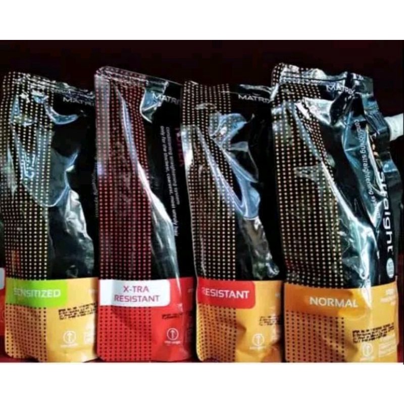 Jual MATRIX OPTISTRAIGHT | Obat Smoothing step1 & step2 (500ml ...