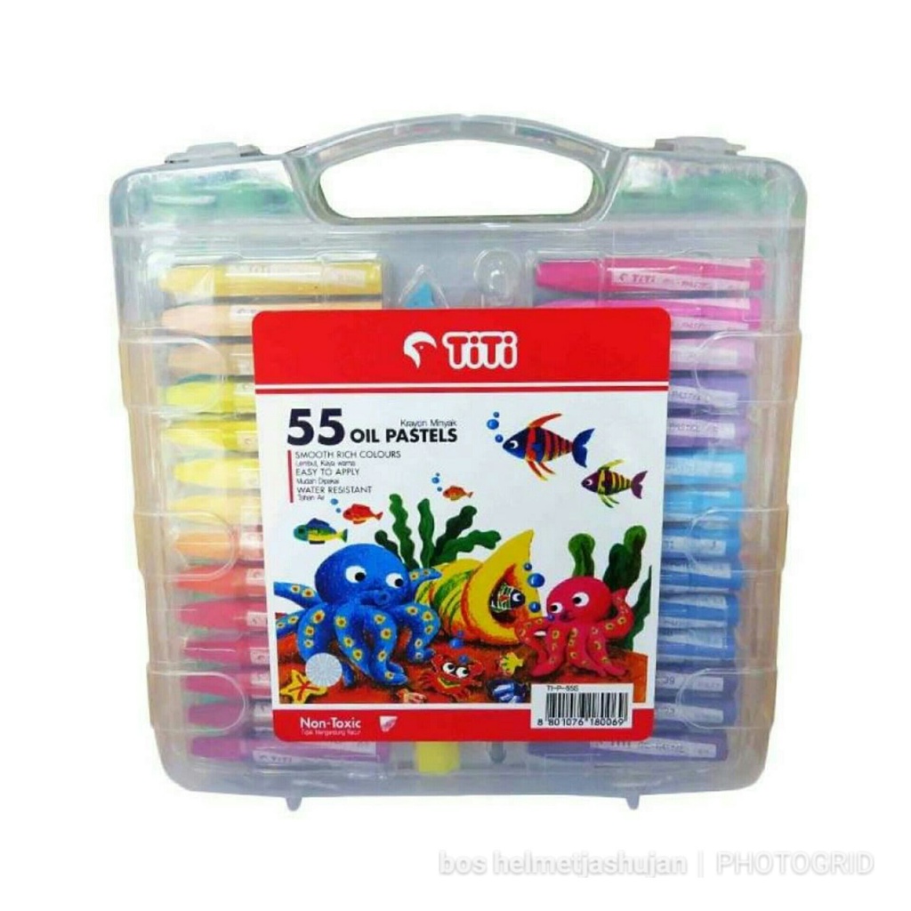Jual Oil Crayon Warna Titi (55 colours) | Shopee Indonesia