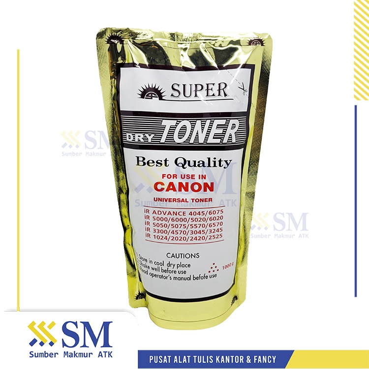 Jual TONER SUPER GOLD MCM CANON (SERBUK TINTA REFILL FOTOCOPY) | Shopee ...