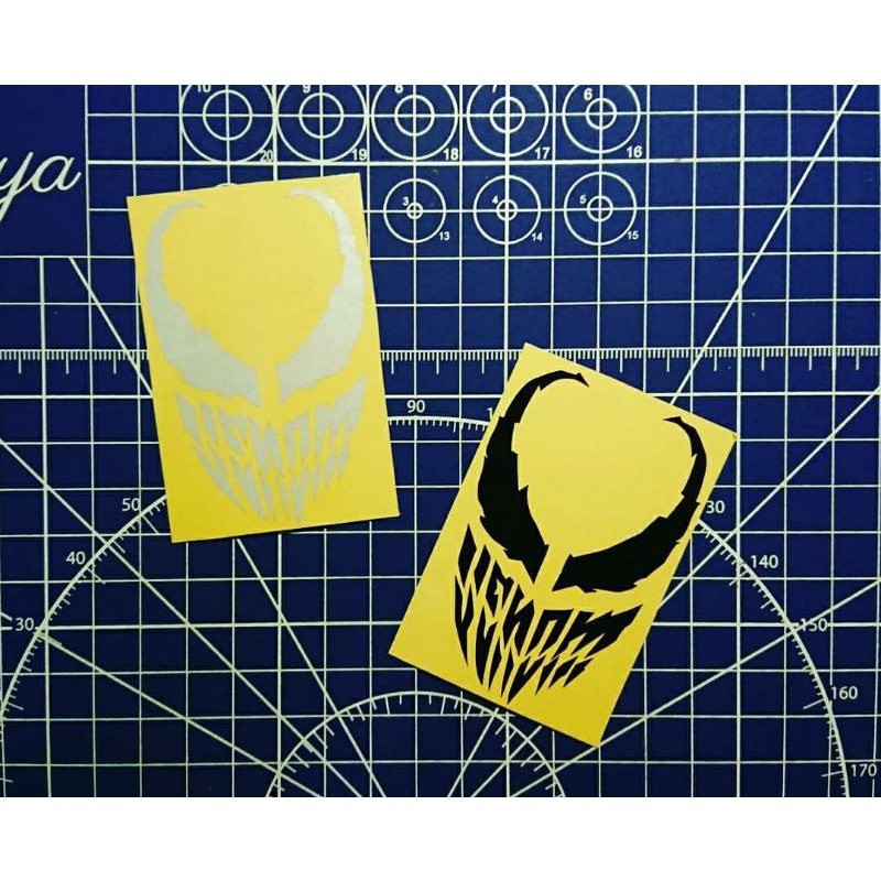 sticker venom teeth | cutting sticker venom reflektif cahaya | Shopee ...