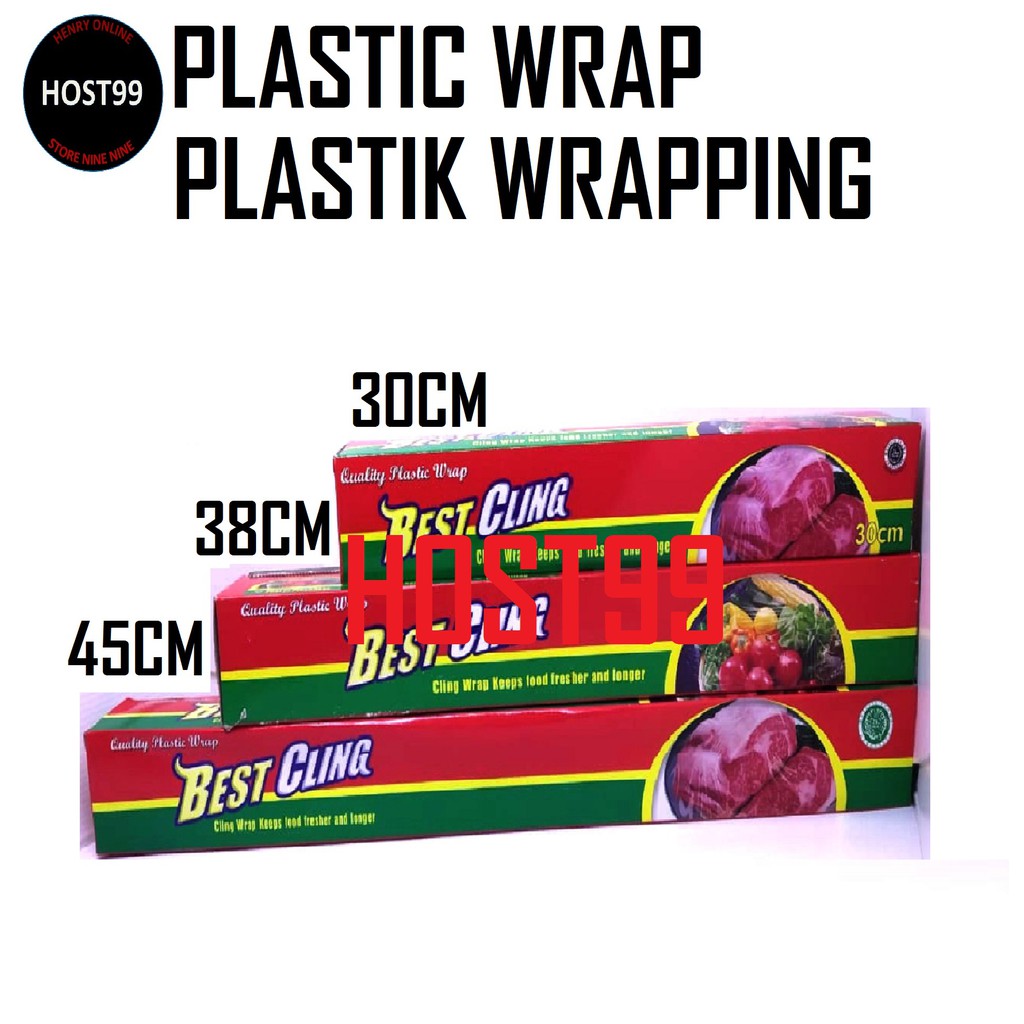 Jual Wraping Plastic Plastik Wrap Pembungkus Makanan Best Cling ...