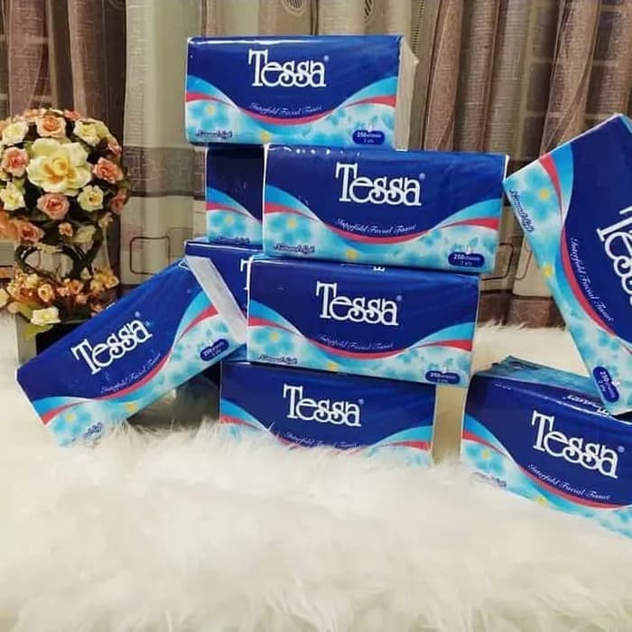 Jual Tissue / Tisu Tessa Natural Soft - 250 Sheets 2Ply | Shopee Indonesia