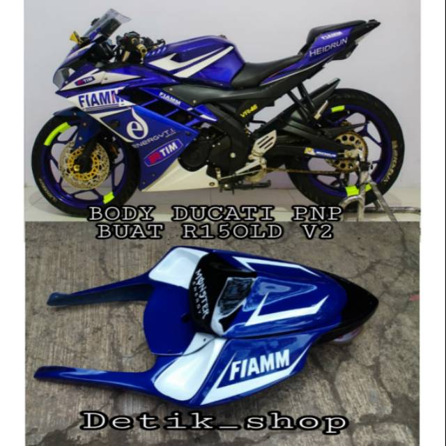 Jual BODY BELAKANG R15 V2 MODEL BODY DUCATI / BODY R15 V2 MODEL BODY ...