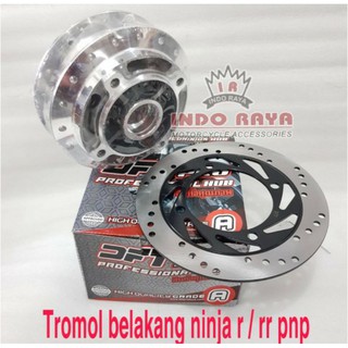 Jual Tromol trombol terombol hub Belakang Chrome Motor Ninja 150R RR ...