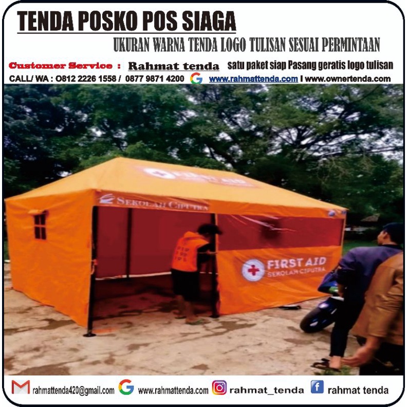 Jual Tenda Posko-Komando Dinas Kesehatan 4 M x 6 M Tenda darurat ...