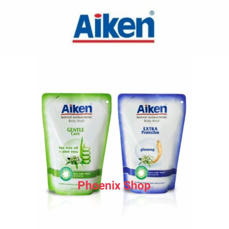 Jual Aiken Body Wash Sabun Mandi Cair Refill 450ml | Shopee Indonesia