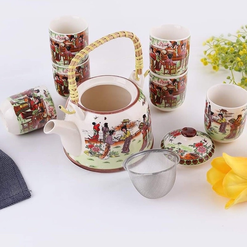 Jual Tea set Jepang Keramik Capodimonte Indonesia|Shopee Indonesia