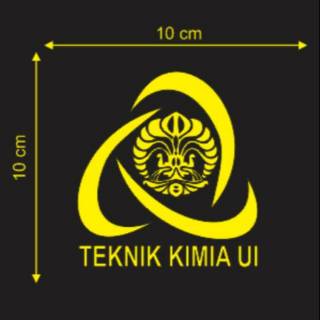 Jual Cutting Sticker Logo Teknik Kimia UI / FTUI / Universitas ...