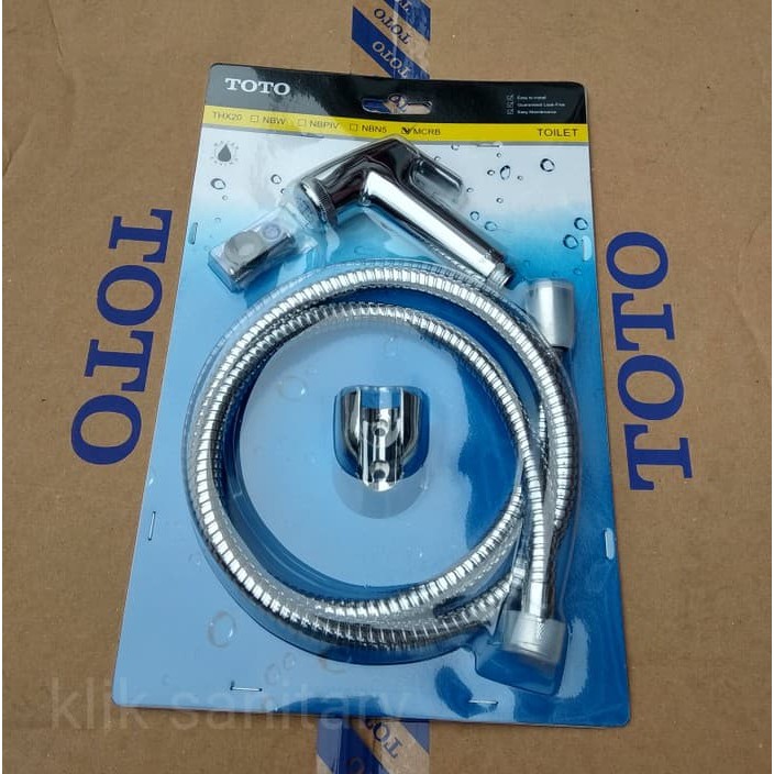 Jual Toilet shower bidet TOTO THX 20 MCRB chrome/ jet shower kloset ...