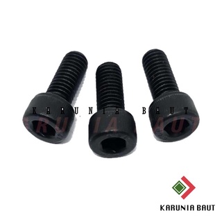 Jual BAUT L BAJA HITAM M12 GRADE 12.9 DRAT 12 MM PITCH 1.75 KUNCI L HEX 10 MM | Shopee Indonesia