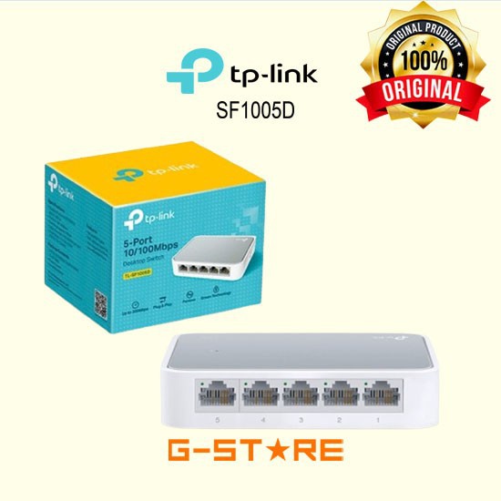 Jual SWITCH HUB TP-LINK 5 PORT TL-SF1005D 10/100 MBPS TPLINK NETWORK LAN Switch TP-Link 5 Port ...