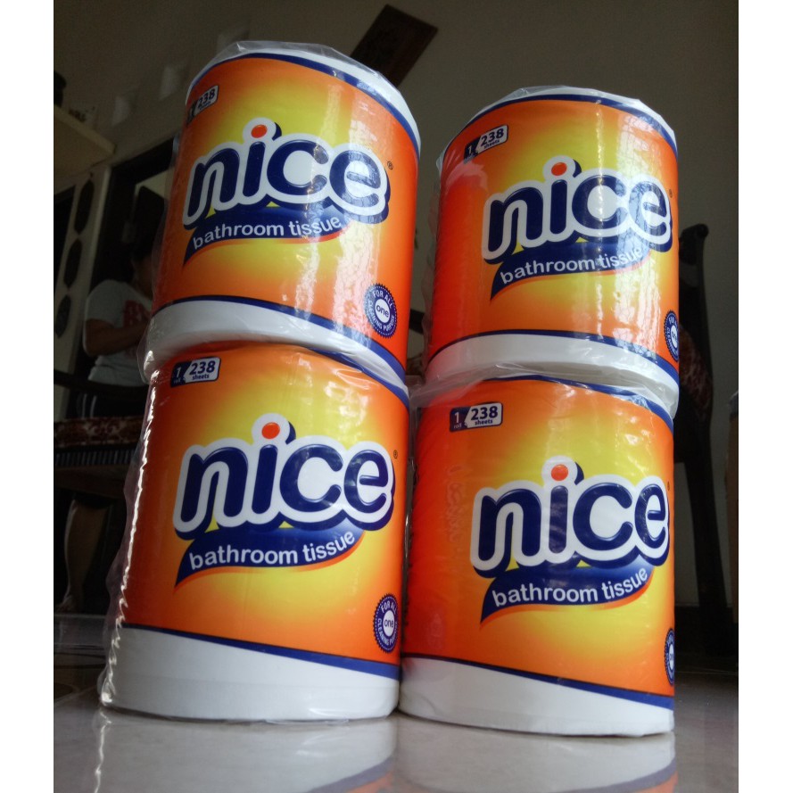 Jual Tissue NICE Roll 238 Sheet - Tissue Toilet NICE - Tissue Roll Nice ...
