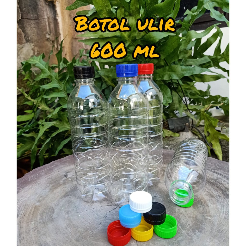 Jual Botol Plastik 600 ml long neck dan short neck (eceran per 10 pcs ...