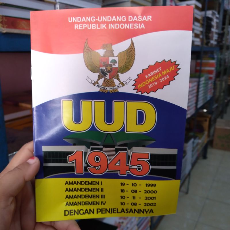Jual UUD 1945 Ukuran tanggung(sebuku tulis) | Shopee Indonesia