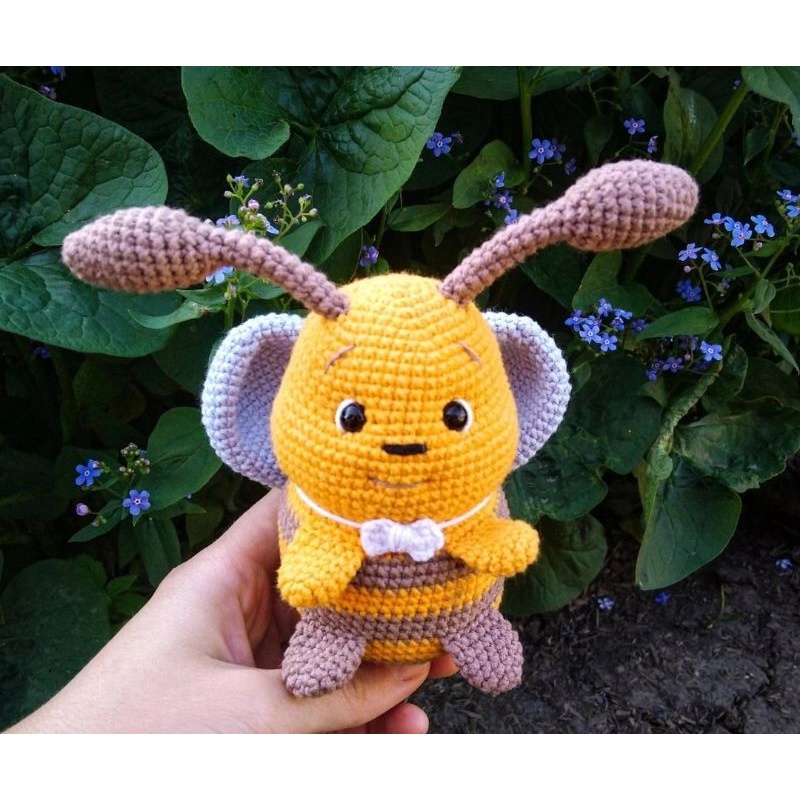 Jual Boneka Rajut | Bee Amigurumi Cute Kawaii Lucu Imut | Kado Ulang ...