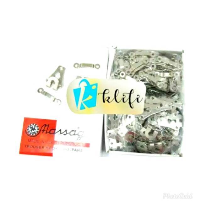 Jual KANCING HAK CELANA MEREK MASSAG/ KANCING CELANA/ kancing rok ...