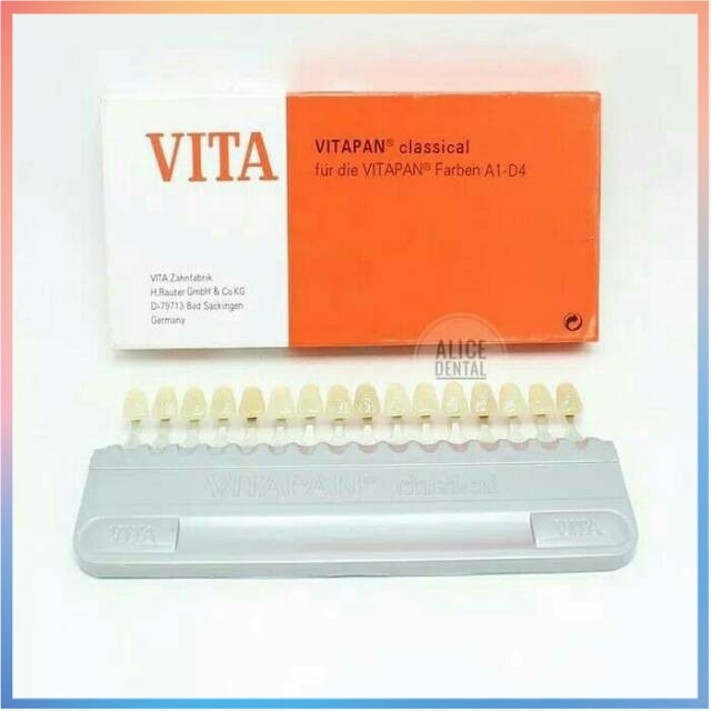 Jual Vitapan Classical Dental Shade Guide Teeth Colour Vita Papan ...