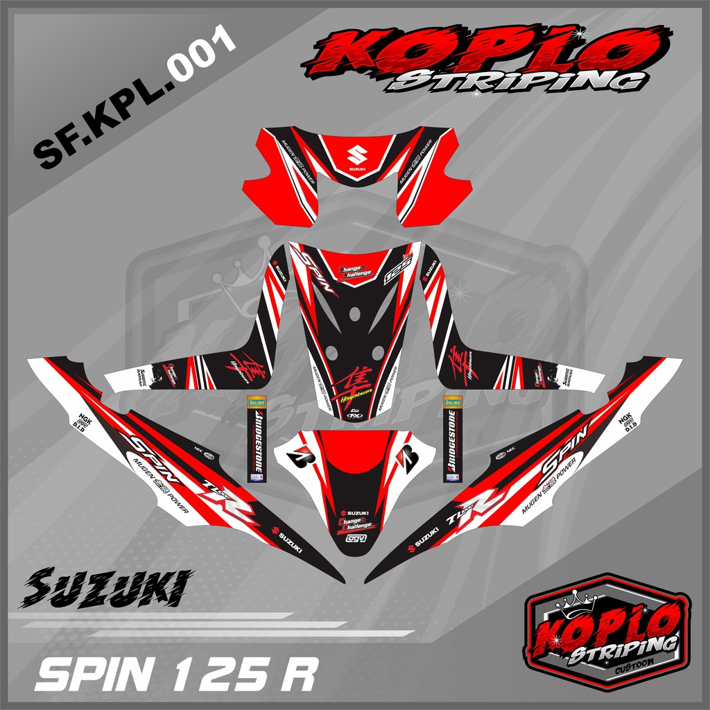 Jual Sticker Decal Full Body Spin 125 R - Sticker Decal Full Body Spin ...