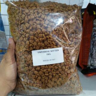 Jual Universal Kitten Repack 1Kg. makanan kucing | Shopee Indonesia