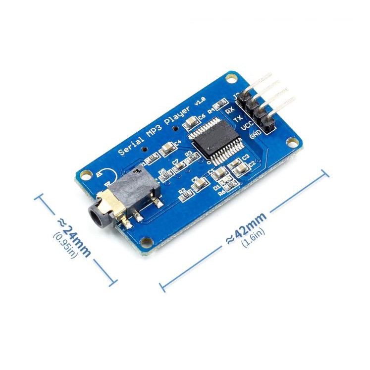 Jual UART SERIAL MP3 MUSIC PLAYER MODULE CATALEX YX5300 MP3 MODULE ...