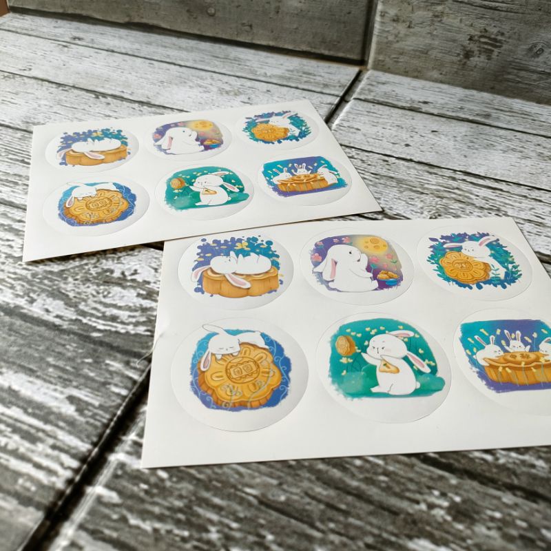 Jual Stiker Label Mooncake Festival - 10lembar | Shopee Indonesia