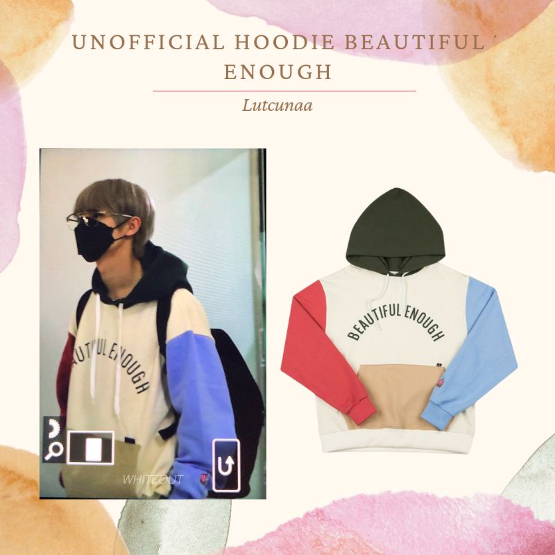 Jual Pre-order Unofficial HOODIE renjun NCT BEAUTIFUL ENOUGH NCT DREAM ...