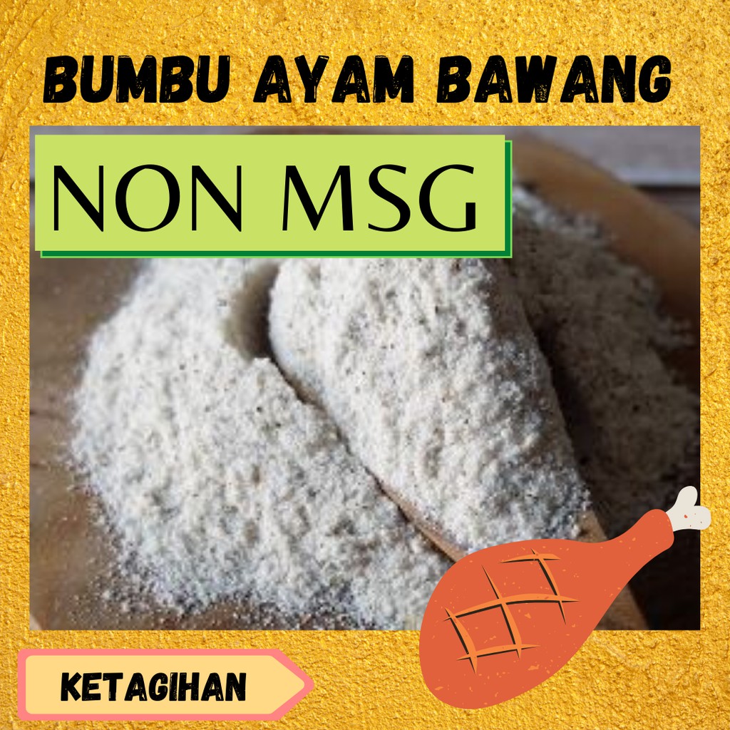 Jual BUMBU TABUR AYAM BAWANG NON MSG 1 KG FOOD GRADE 1Kg Bubuk Bumbu ...