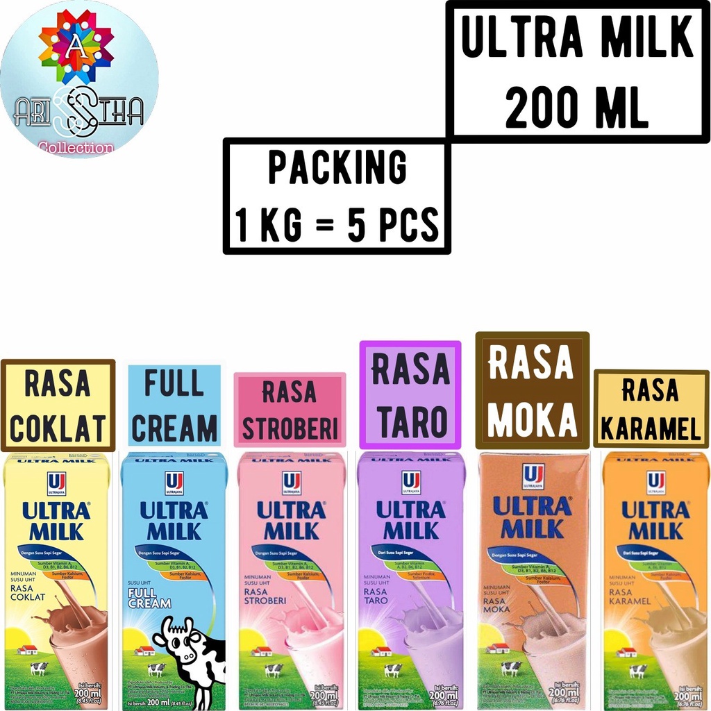Jual Ultra Milk Susu UHT 200 ML | Shopee Indonesia