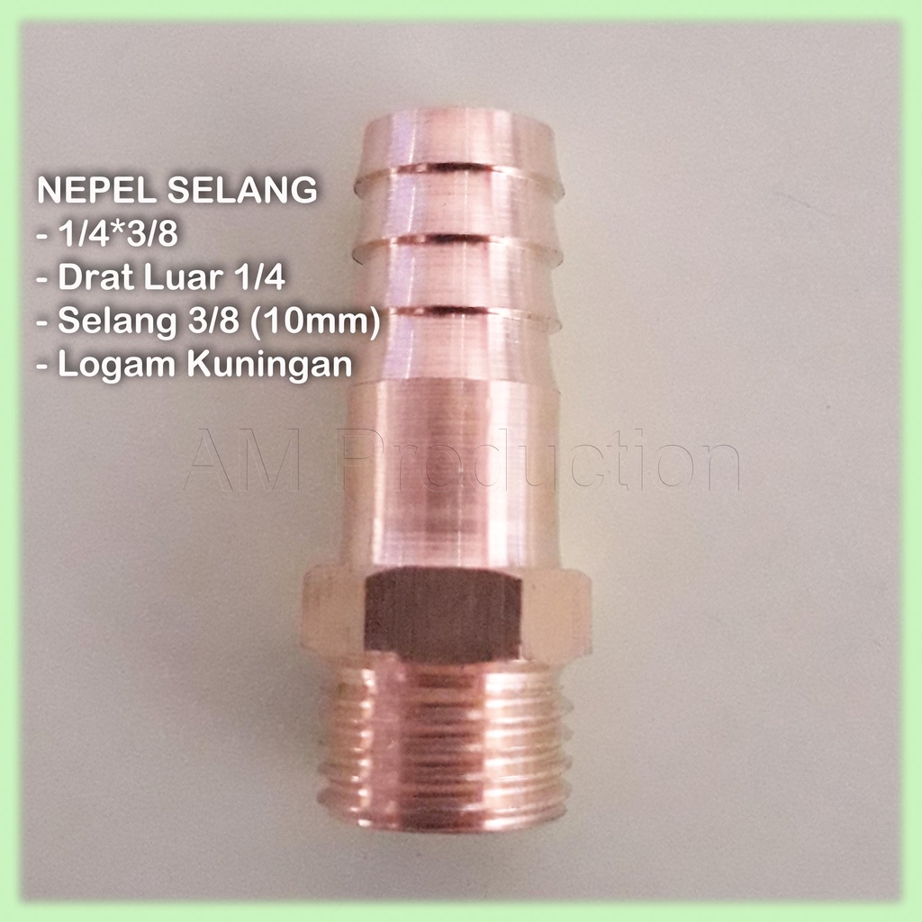 Jual Nepel Selang 1/4x3/8 Version, Hose Neaple, Drat Luar, Selang ...