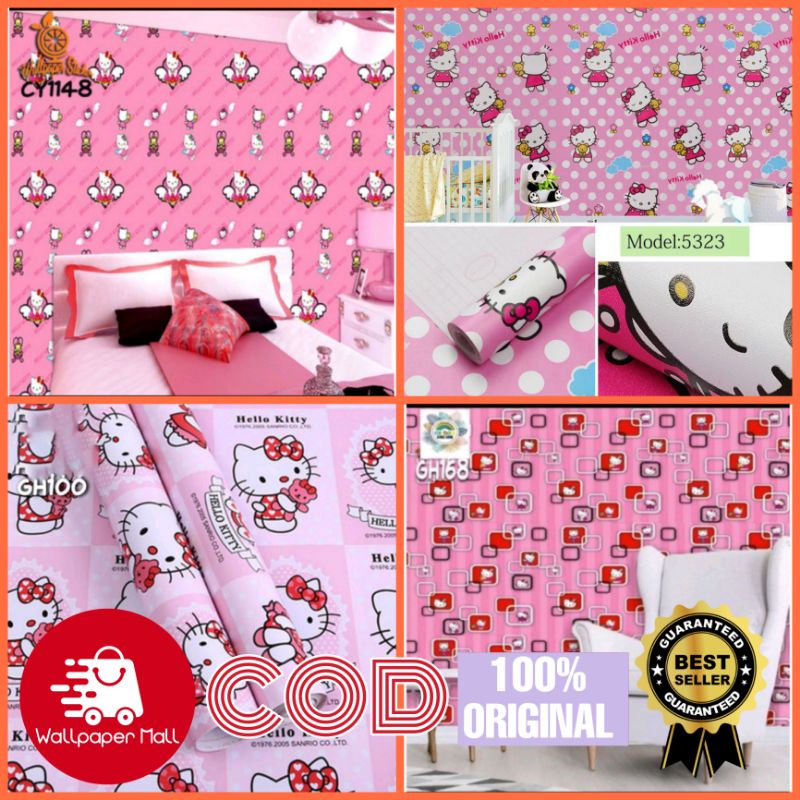 Jual Wallpaper Dinding Hello Kitty Wallpaper Dinding Karakter Hello Kitty Wallpaper Dinding ...