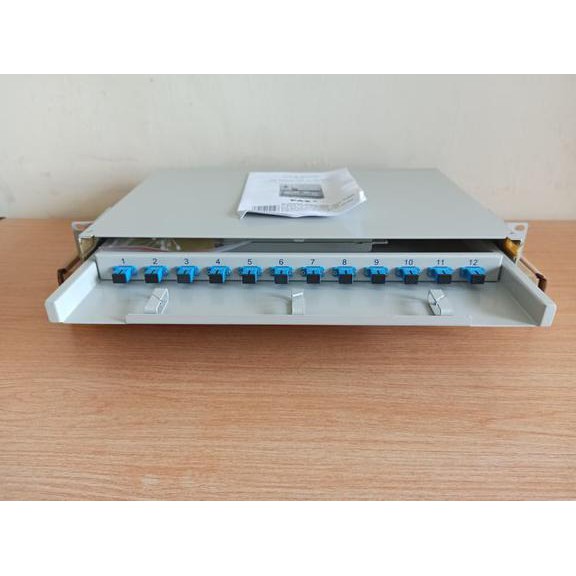 Jual Jual OTB 12 core PAZ Lengkap Adapter SC UPC Optical Termination ...