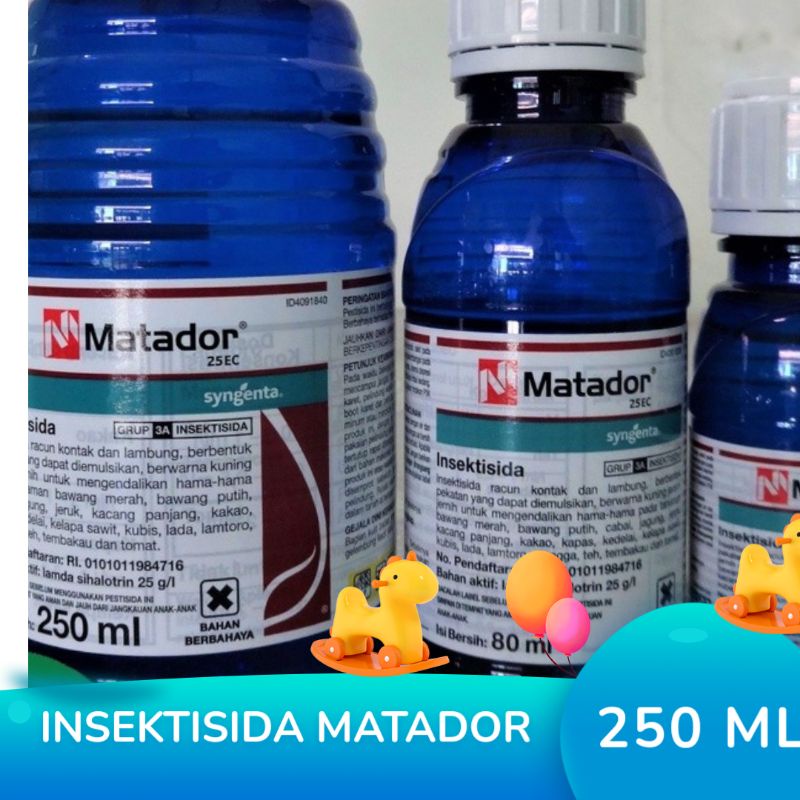 Jual MATADOR 25EC 250ML ORIGINAL Insektisida pembasmi hama ulat ...