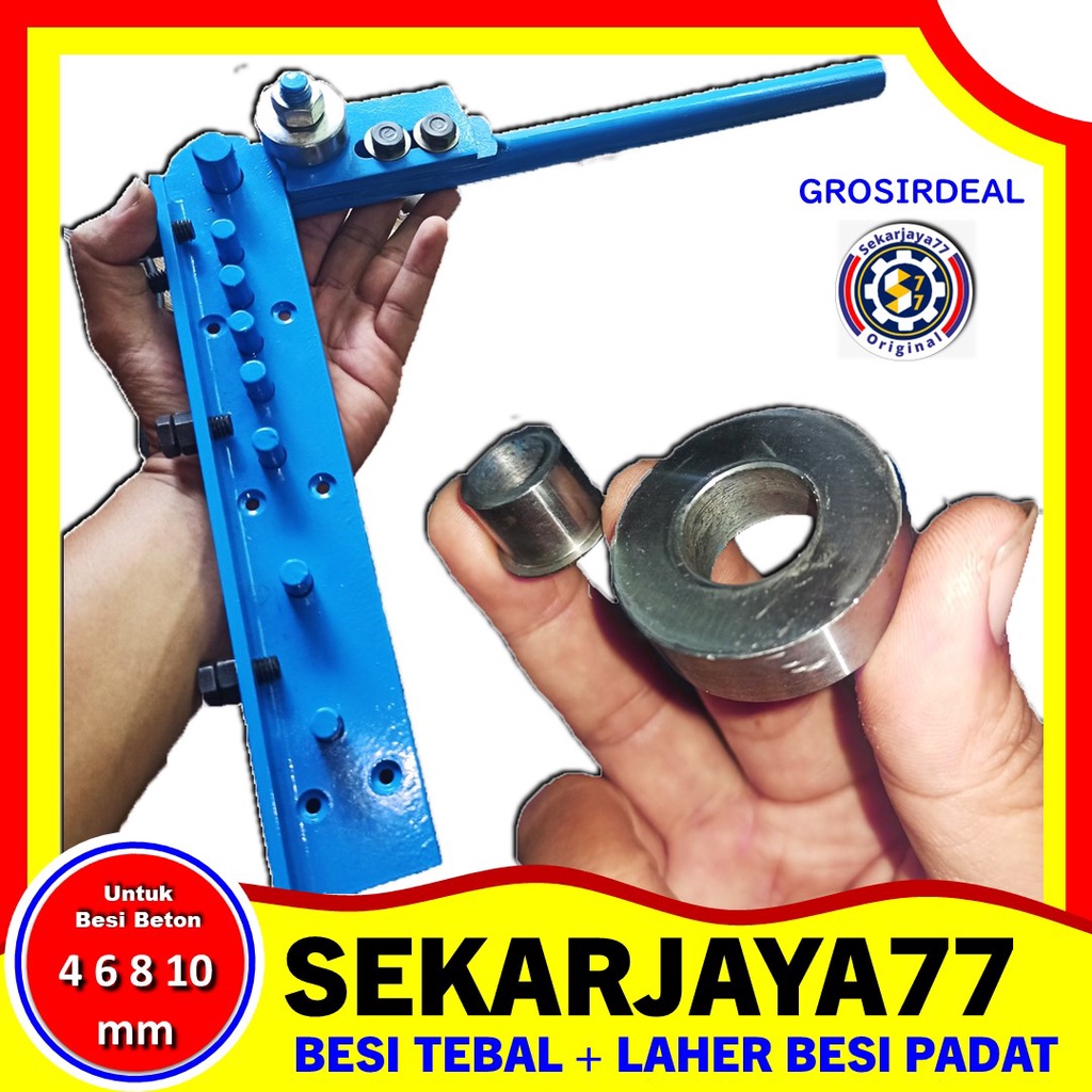 Jual Alat penekuk besi begel. alat tekuk besi beton 4-10mm Sekarjaya77 ...