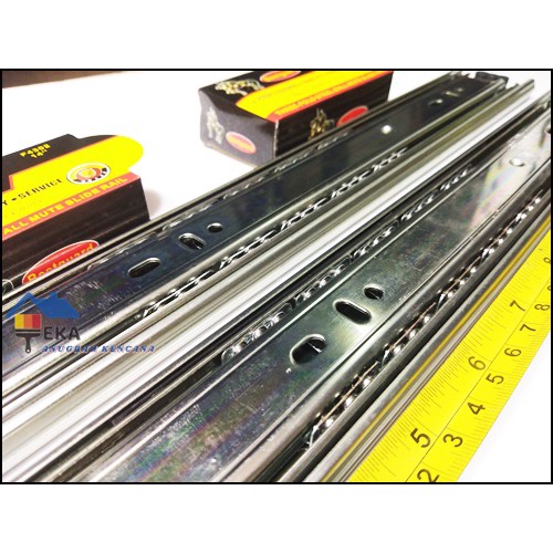 Jual EKA REL LACI 30CM / RELL SLIDING LACI 30 CM BESI DOUBLE TRACK BALL ...