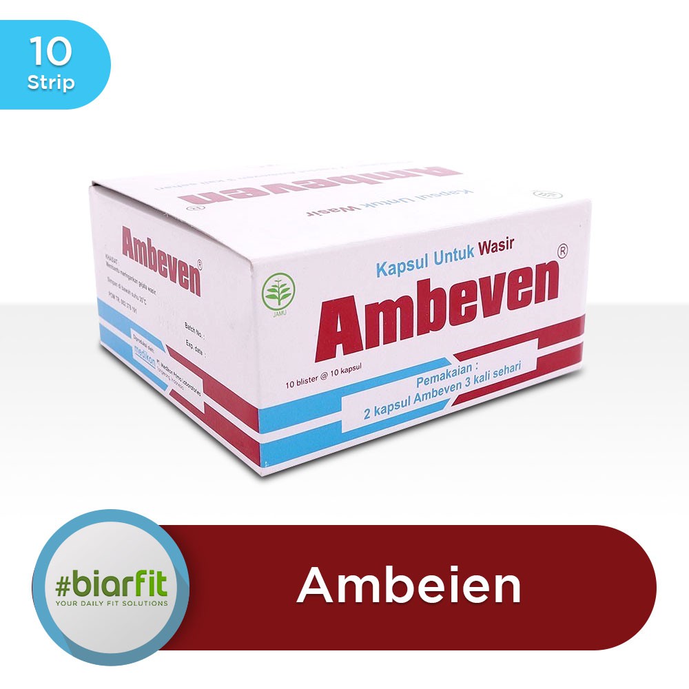 Ambeven 1 Box Obat Wasir Ambeien | Shopee Indonesia