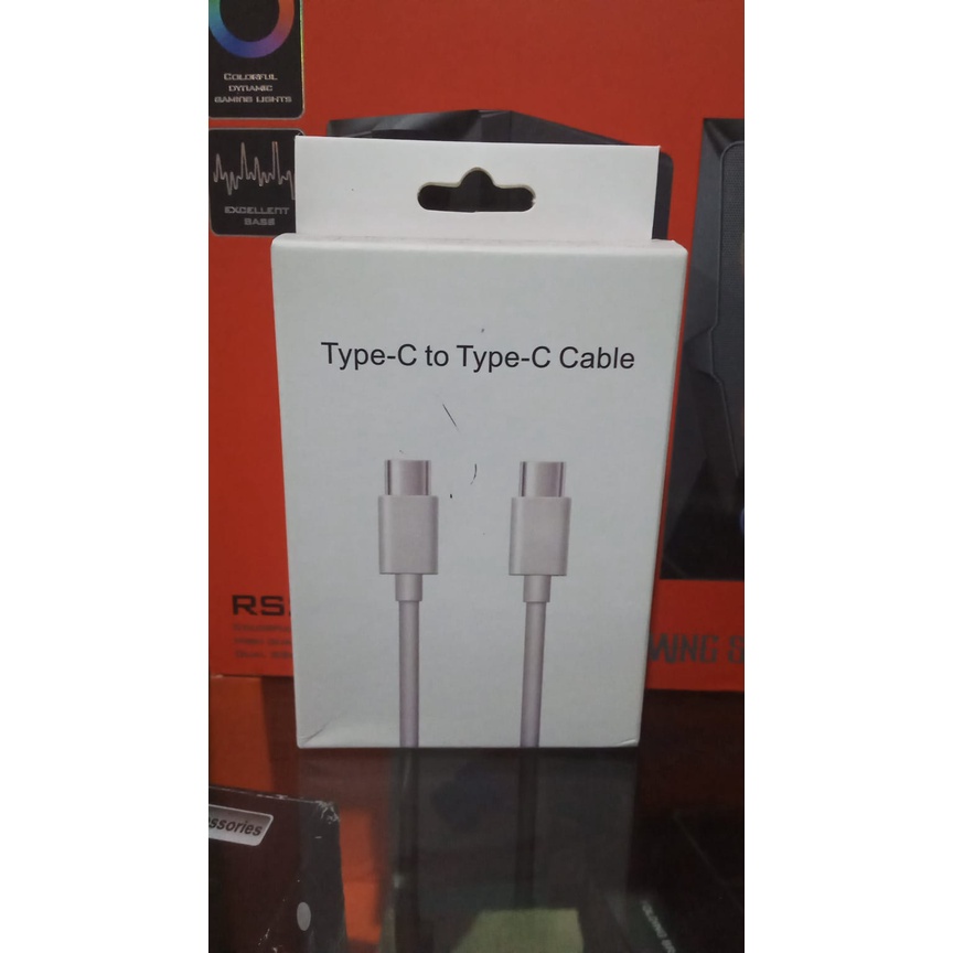 Jual Kabel Data type C to type C | Shopee Indonesia