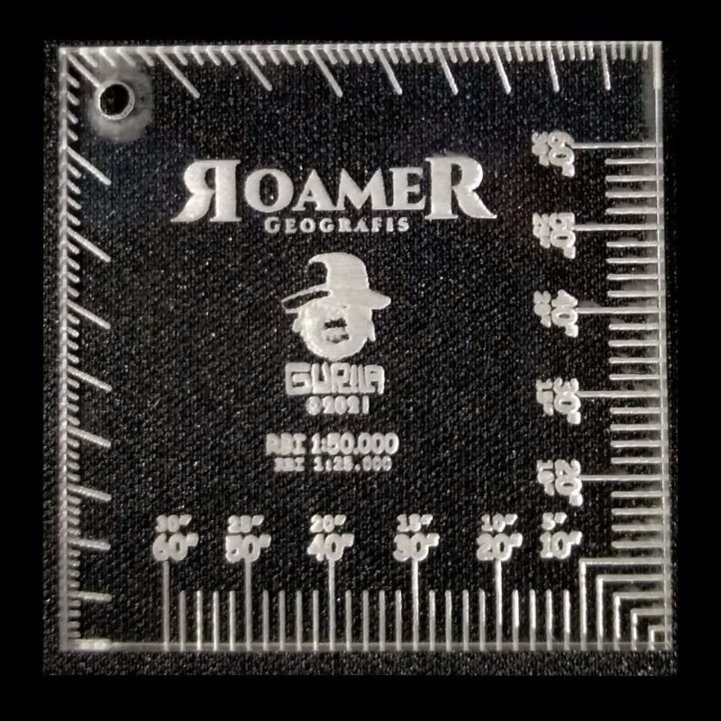 Jual Romer Geografis/ Roamer RBI/ Romer Grid UTM / Protaktor Navigasi ...