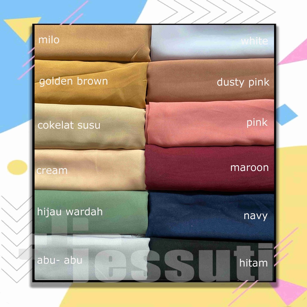 Jual KAIN SIFON / CHIFFON / FINE PREMIUM | Shopee Indonesia Jual KAIN SIFON / CHIFFON / FINE PREMIUM | Shopee Indonesia