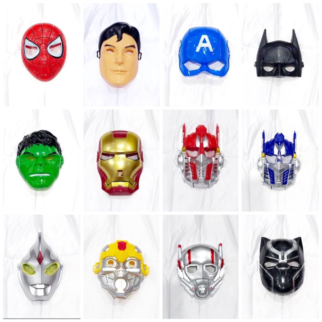Jual Topeng Anak Topeng Superhero Ironman Avengers Batman Superman ...