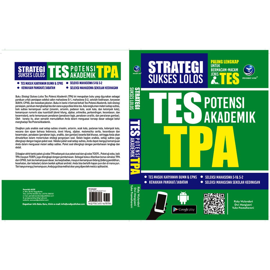 Jual Strategi Sukses Lolos Tes Potensi Akademik-TPA | Shopee Indonesia Jual Strategi Sukses Lolos Tes Potensi Akademik-TPA | Shopee Indonesia