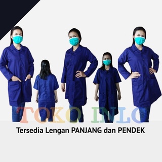 Jual Baju Laboratorium Warna NAVY/Jas Laboratorium Warna NAVY/Jas Lab ...